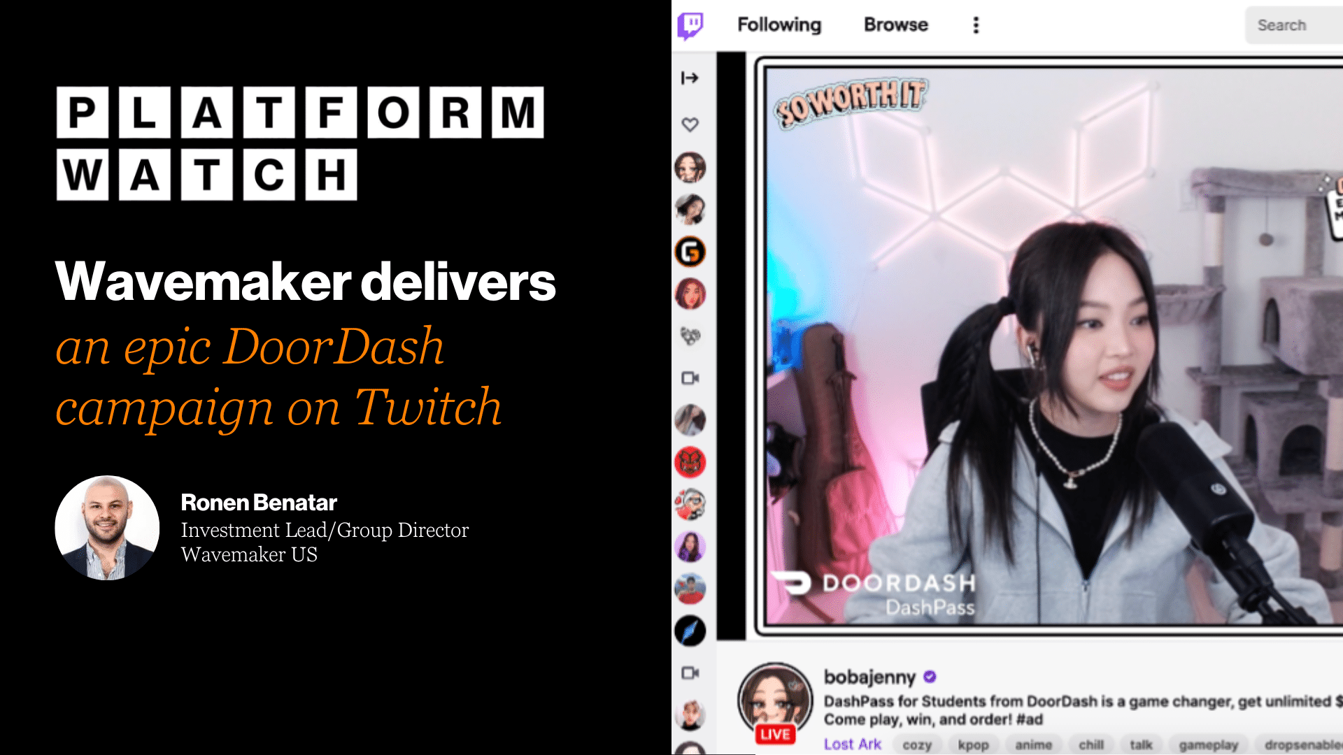 Wavemaker delivers an epic DoorDash campaign on Twitch - Wavemaker Global
